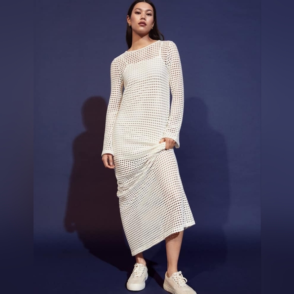 Mango | Dresses | Mango Openwork Maxi Dress | Poshmark